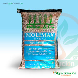MOLIMAX 20-20-20 NKP FERTILIZANTES 50-Kg - Agro-Solución - Agro Solucion